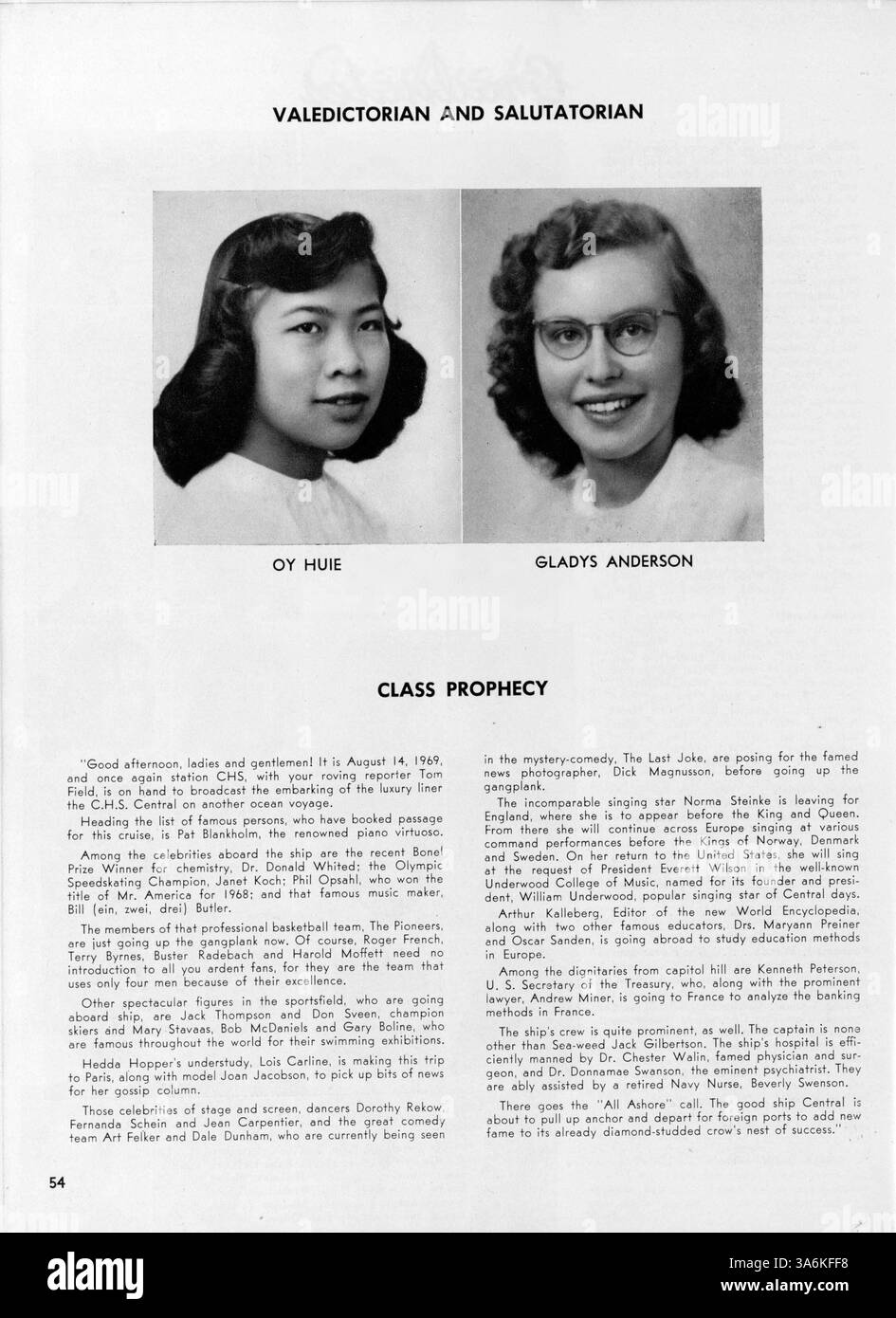 This 1949 edition of the Centralian Yearbook captures the students, teachers, athletic events ...