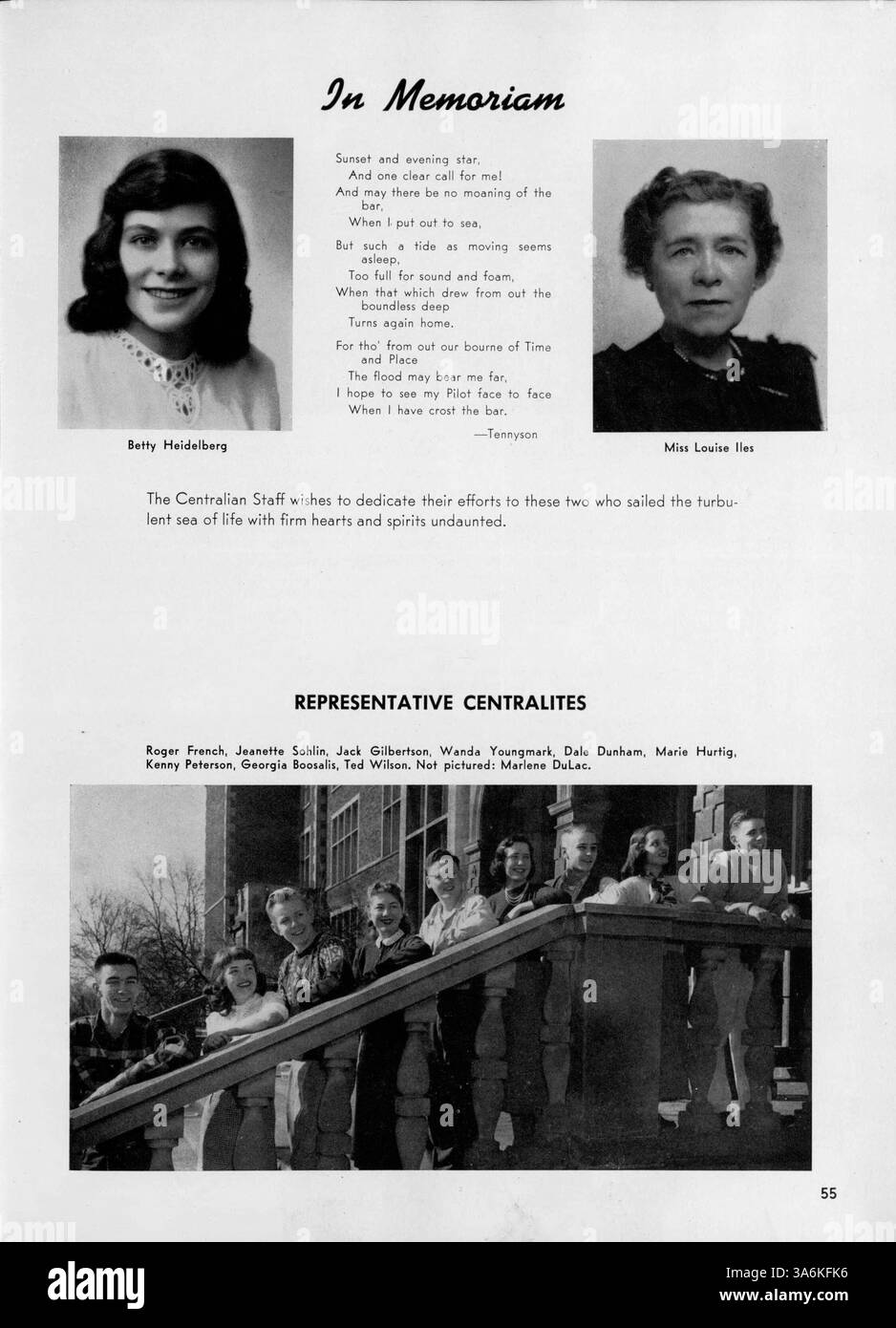 The 1949 Centralian Yearbook from Central High highlights student and teacher life, athletic ...