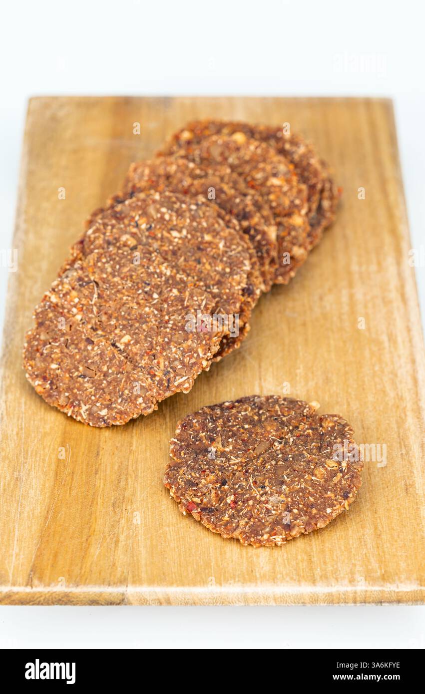 Fermented soybean sheets: A native food of northern Thailand. Made from ...