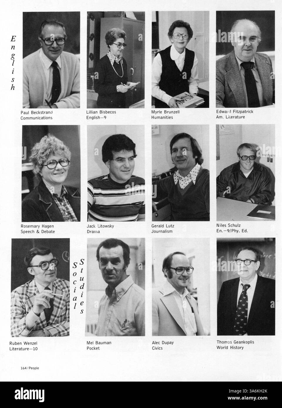 Edison high schools 1981 yearbook hi-res stock photography and images ...
