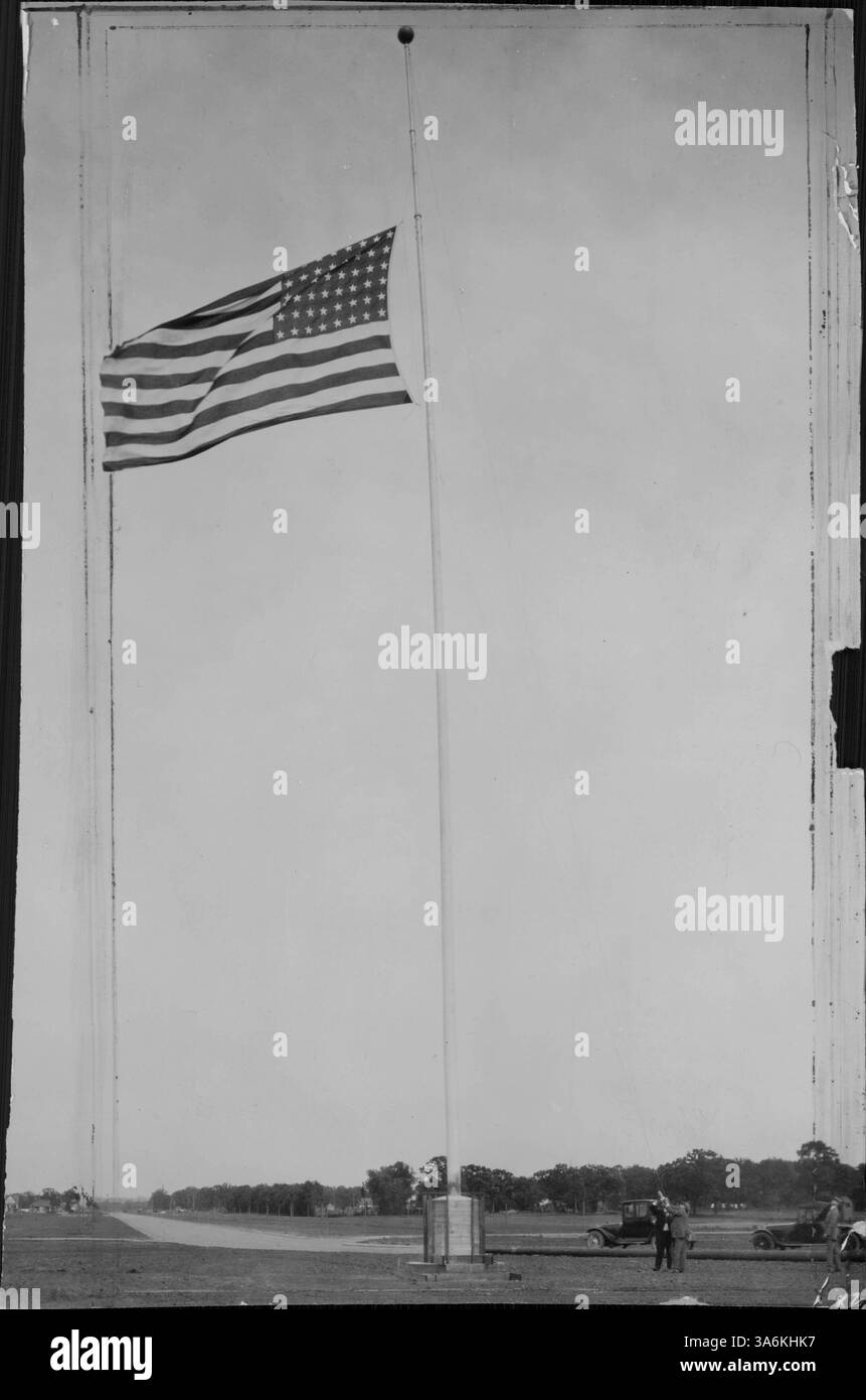A large flagpole located on Victory Memorial Drive in Minneapolis ...