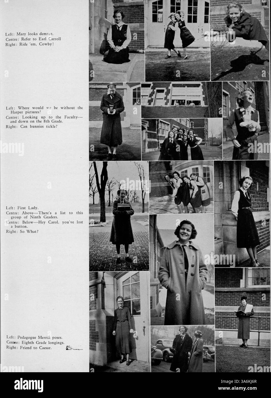 The 1937 'Tatler' Yearbook from Northrop Collegiate captures the essence of school life ...