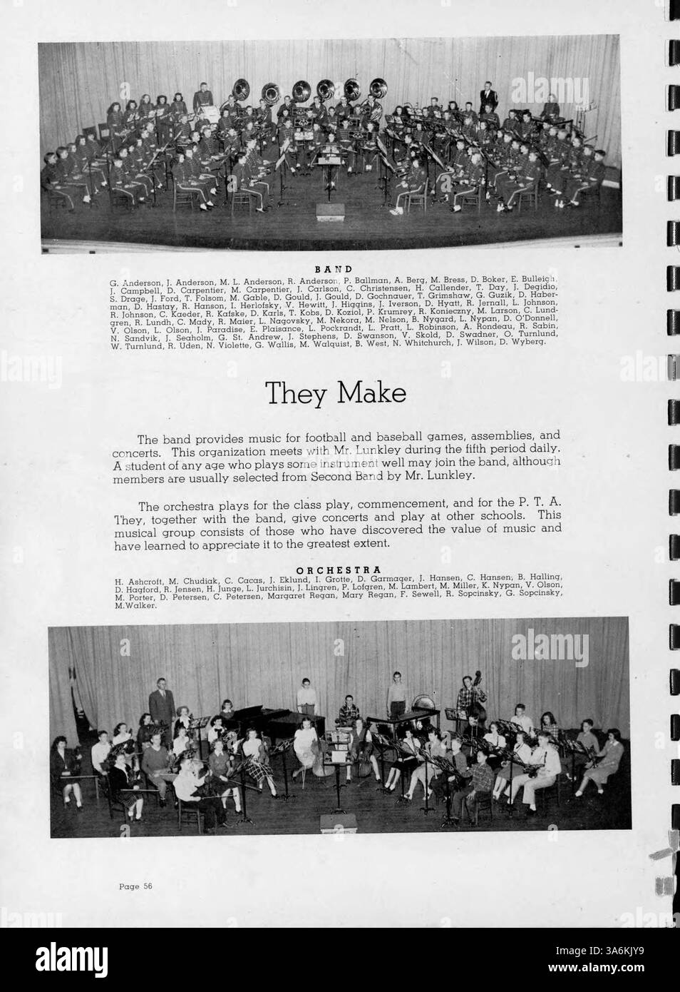 The 'Wizard' yearbook from Edison High School, 1948 edition, documents ...