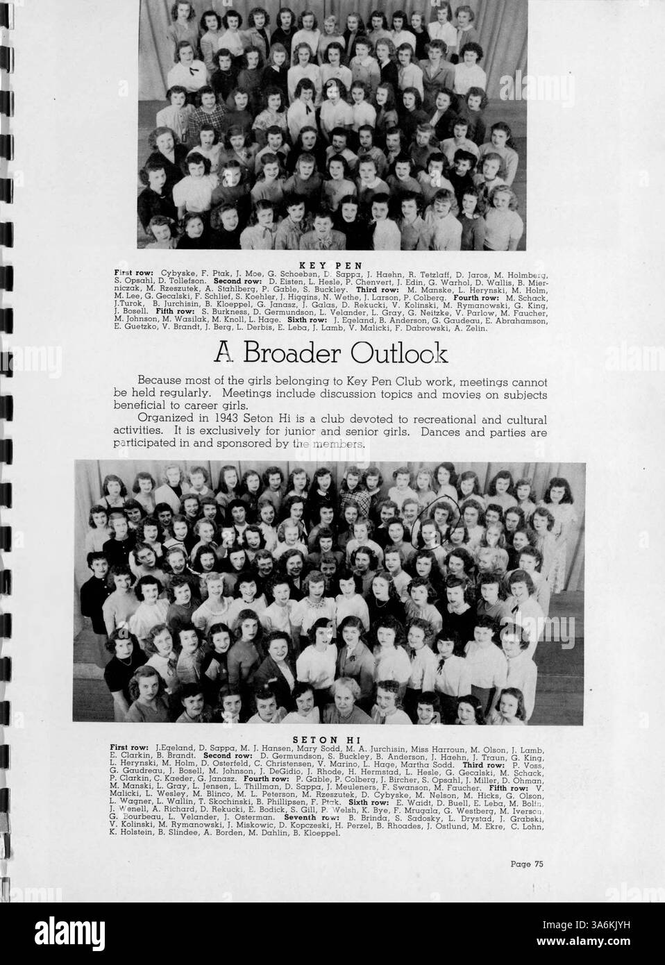 The 1948 'Wizard' yearbook at Edison High School highlights student life, sports, academic ...
