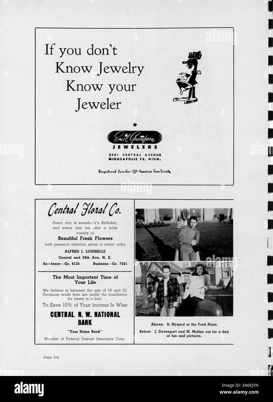 The 1948 edition of the Edison Yearbook, known as the Wizard ...