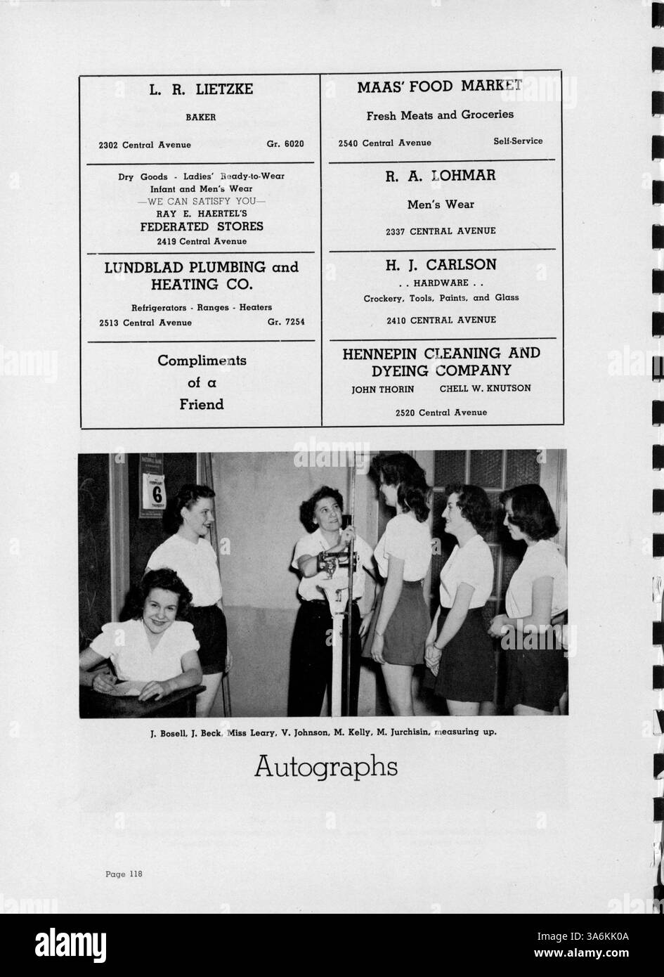 This 1948 Edison High School yearbook records the significant events ...