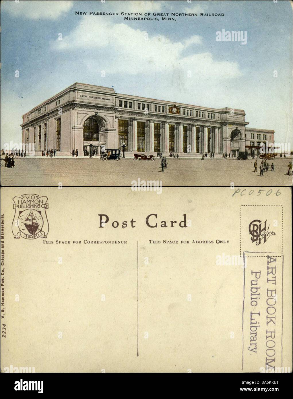 This photograph features the new passenger station of the Great ...