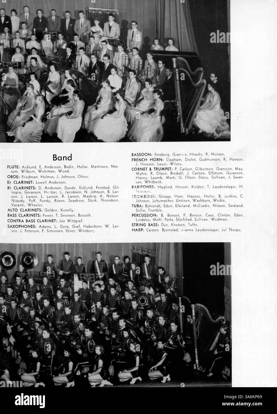 The '10,000 Lakes Sagamore' yearbook from Roosevelt High School, 1955, captures students ...