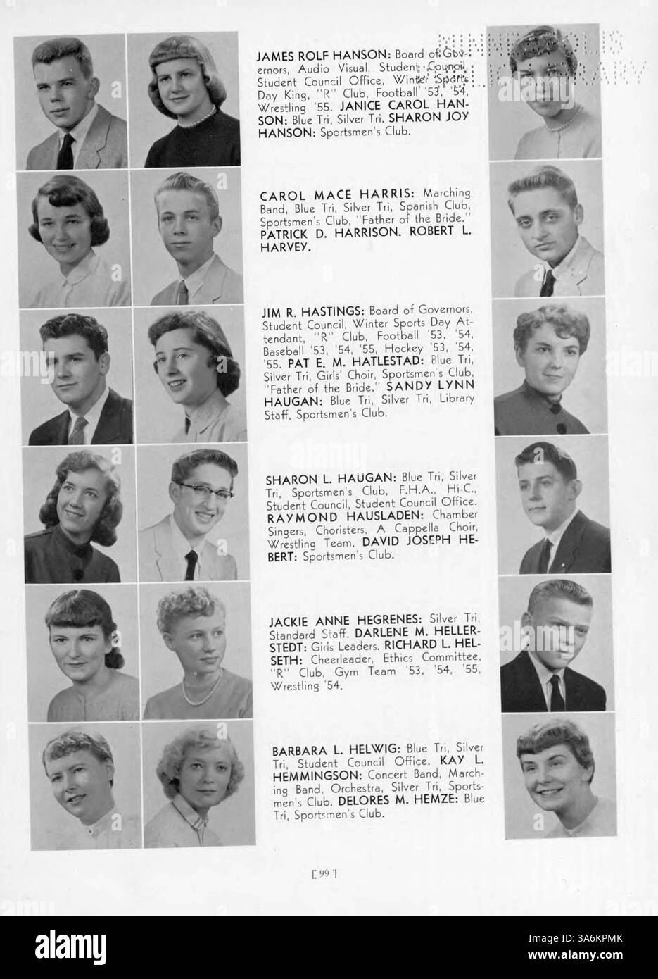 This 1955 yearbook from roosevelt high school records the students hi ...