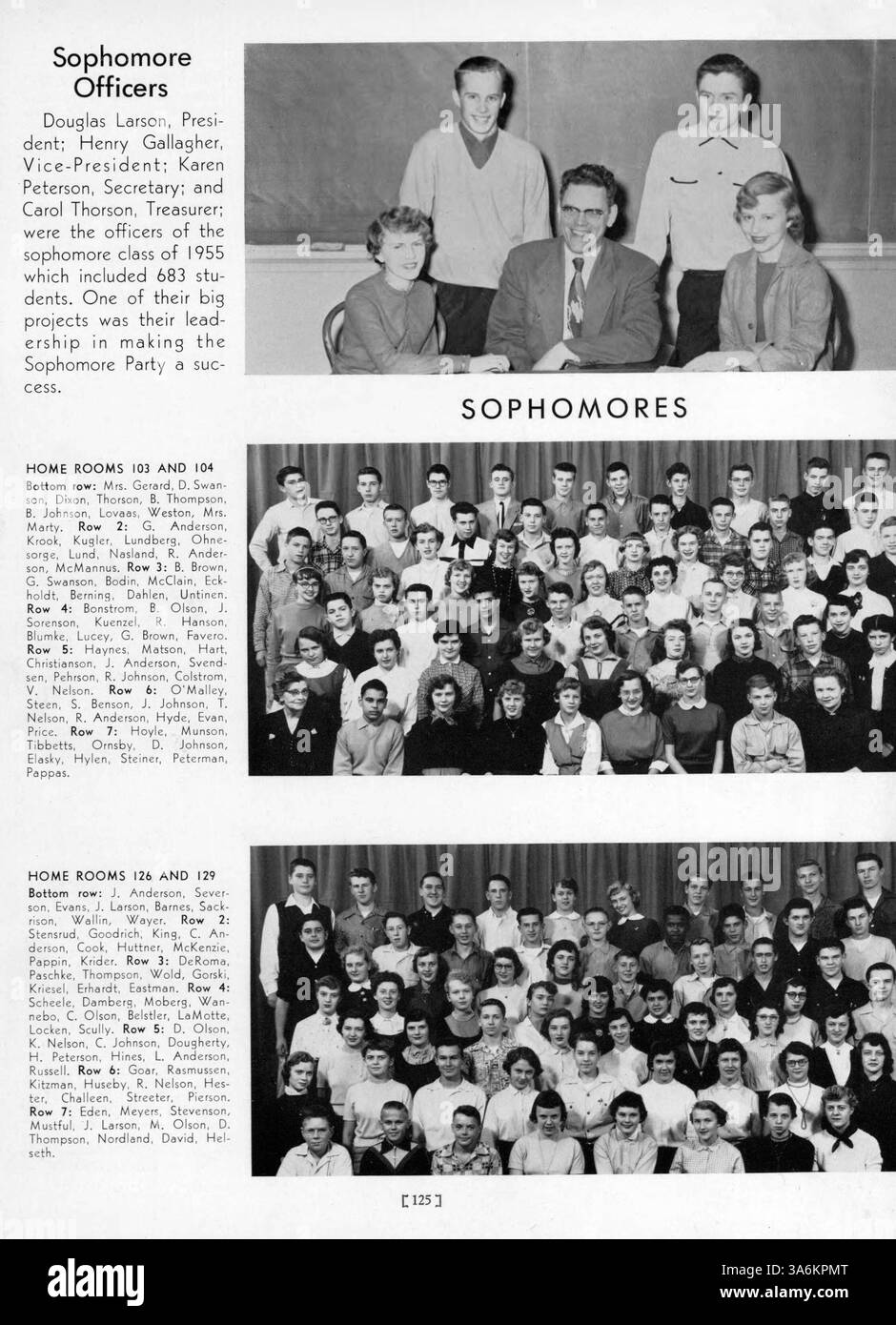 The 1955 Roosevelt Yearbook captures the highlights of the 1954-1955 ...