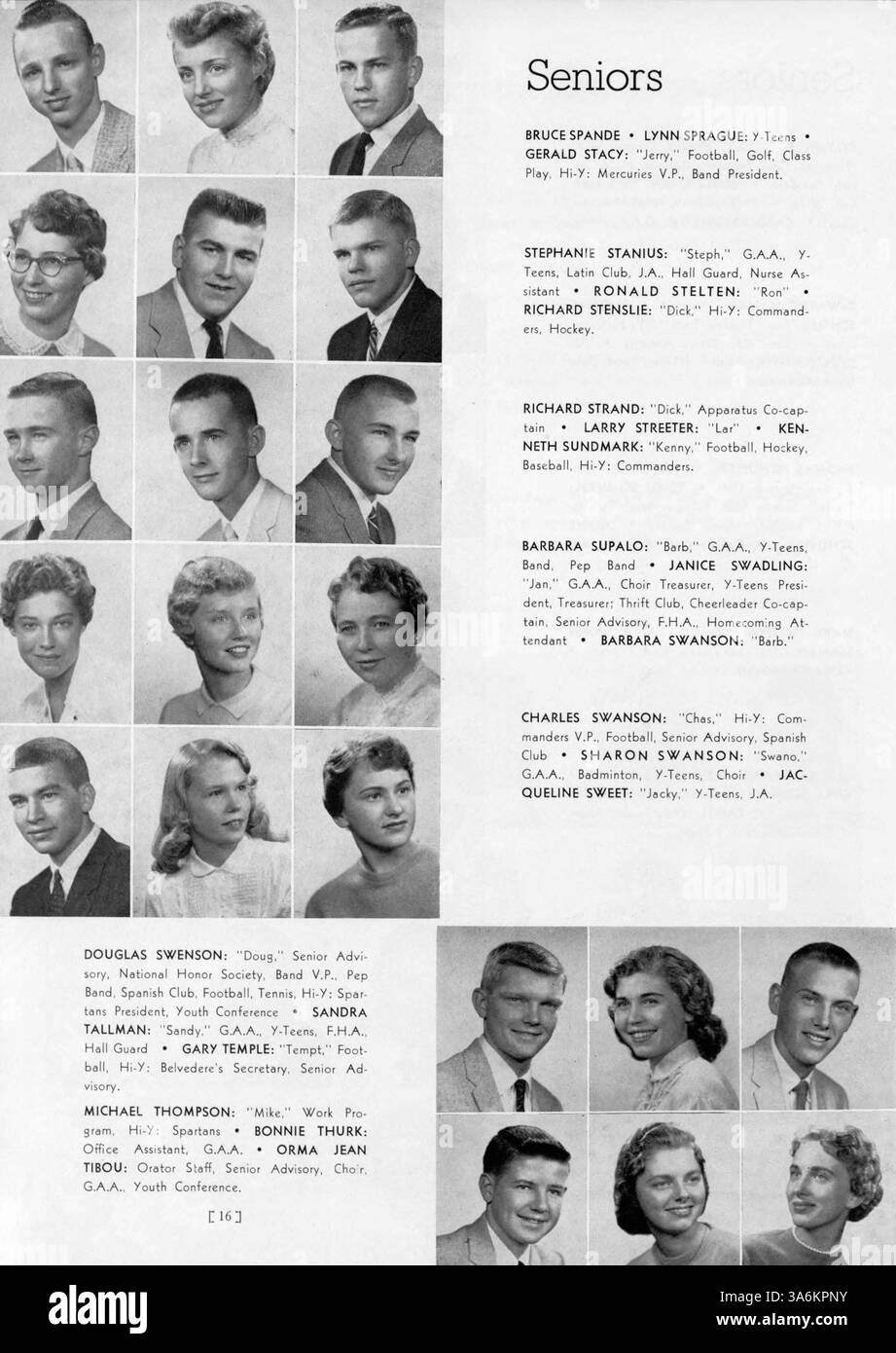 The 1958 Orator Yearbook from Patrick Henry High School documents the ...
