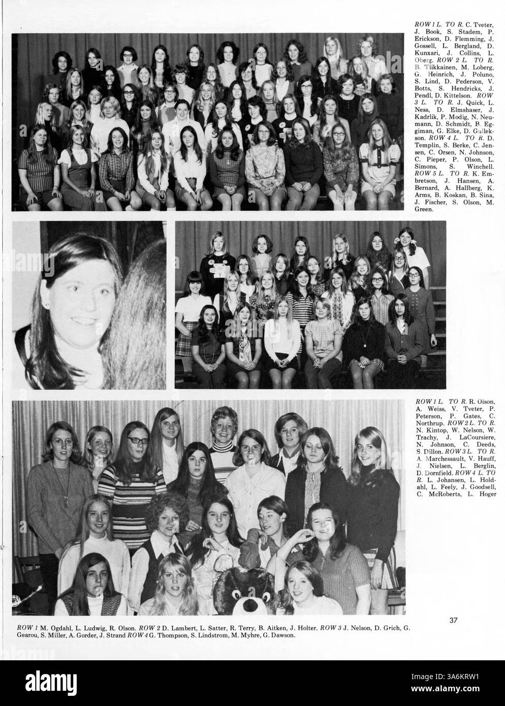 This yearbook, "A Time Together," captures significant moments from ...