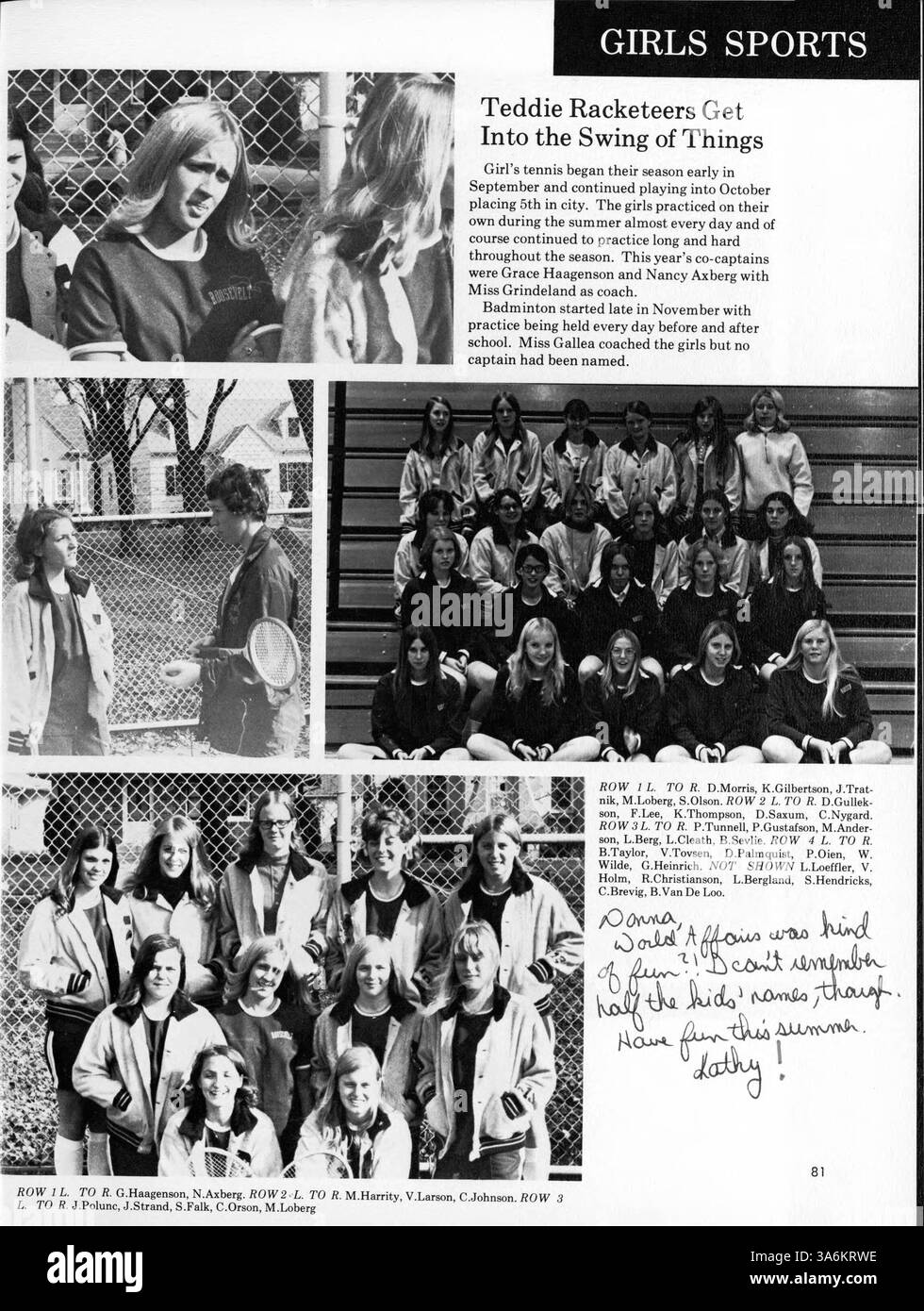 The 1972 Roosevelt High School yearbook, "A Time Together," highlights ...