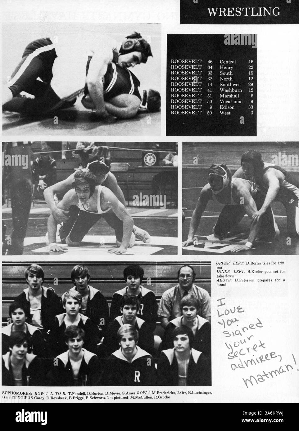 The 1972 Roosevelt High School yearbook, "A Time Together," records key ...