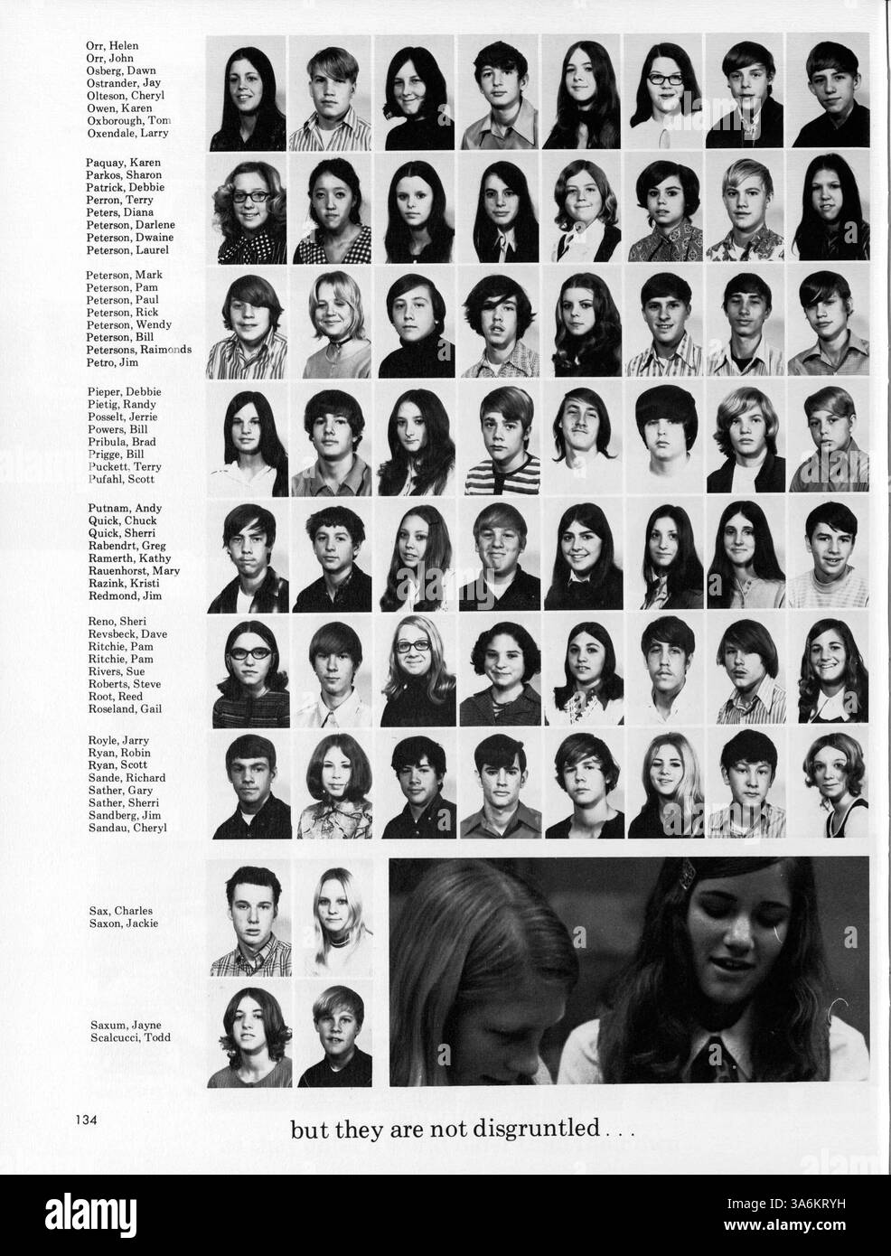 The 1972 Roosevelt High School yearbook, "A Time Together," reflects ...