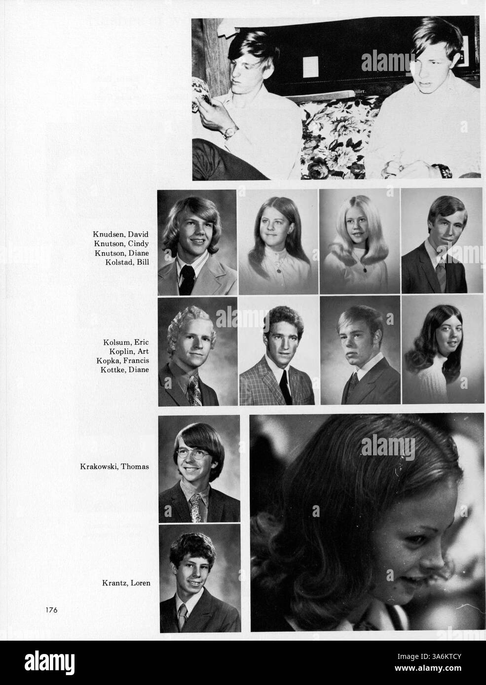 The 1972 yearbook from Roosevelt High School, titled "A Time Together ...