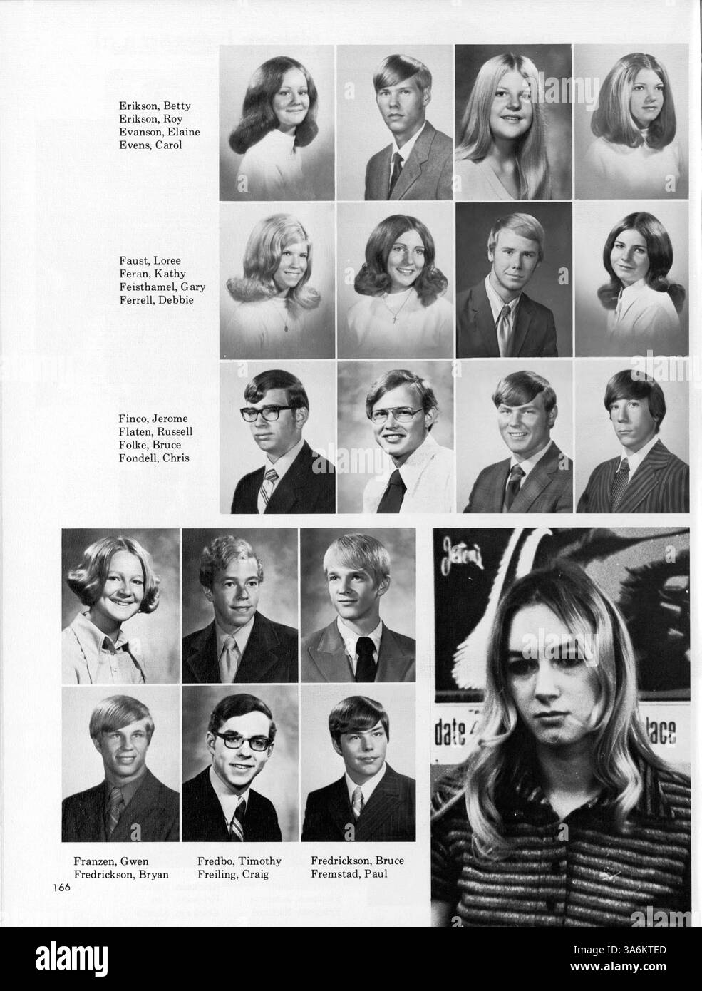 The 1972 Roosevelt High School yearbook, "A Time Together," captures ...