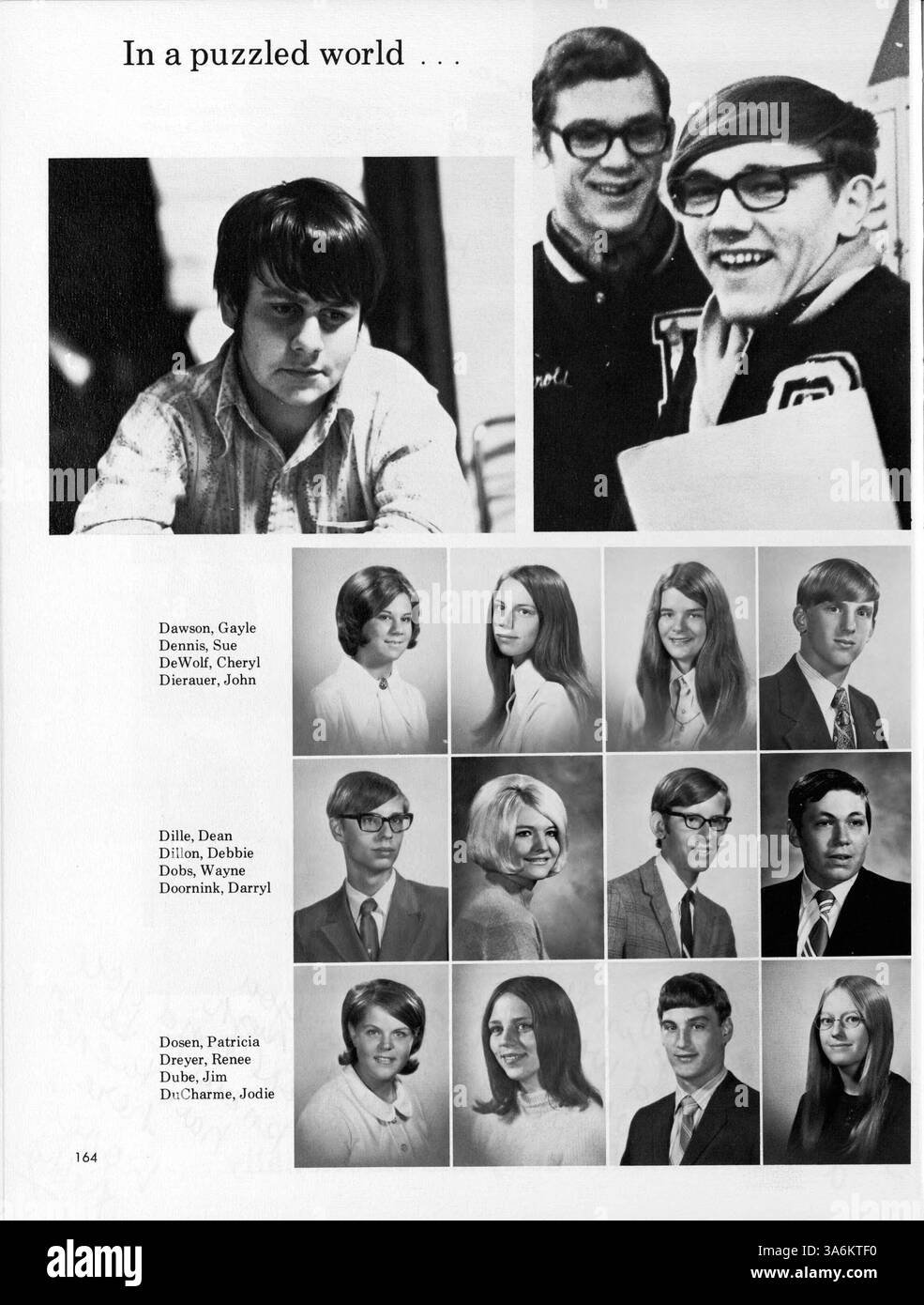 The 1972 yearbook from Roosevelt High School, "A Time Together," covers student life, athletics ...