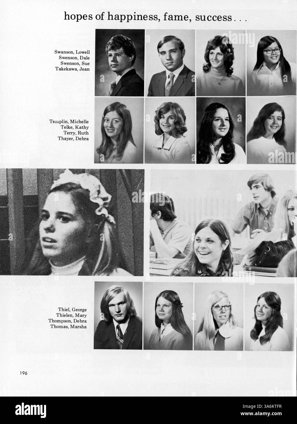 The 1972 edition of the Roosevelt High School yearbook, "A Time ...