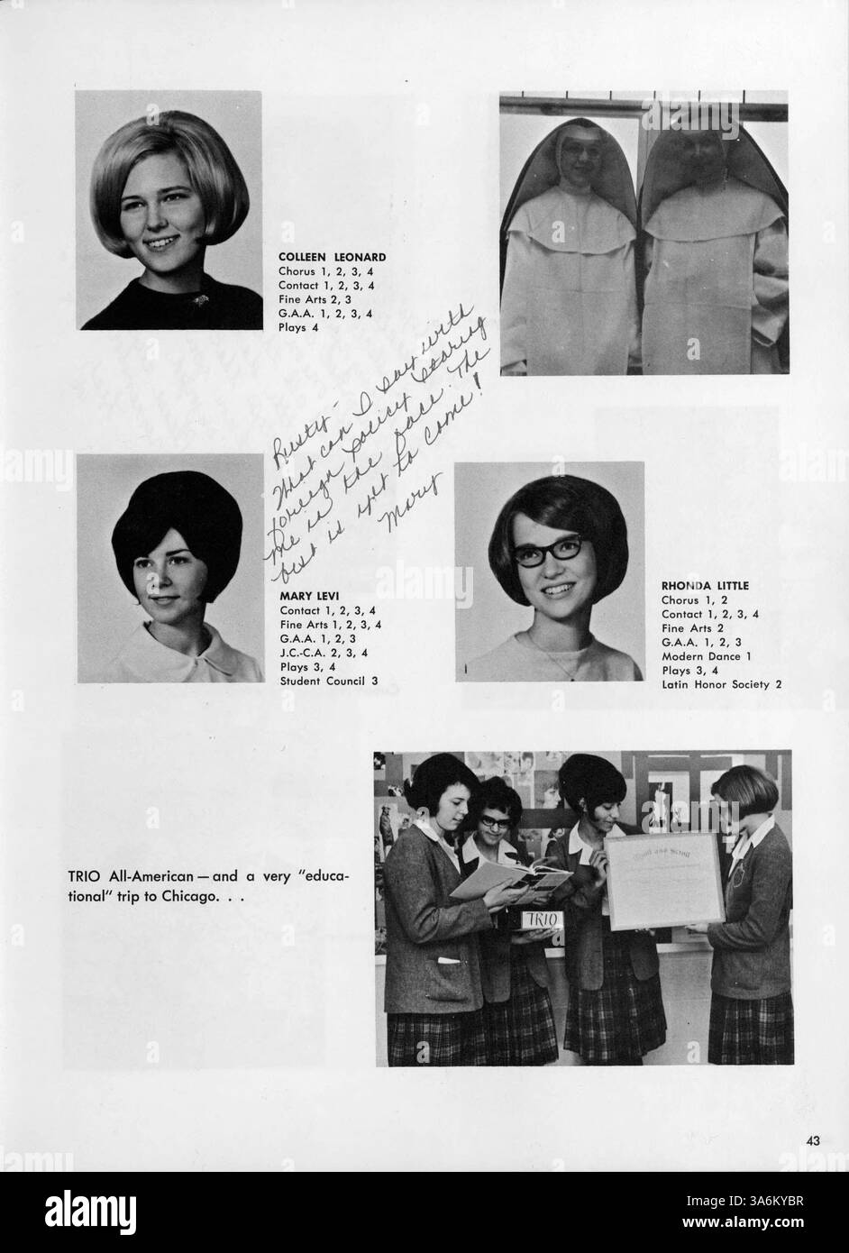 The 1966 Regina Yearbook captures key moments from the 1965-1966 school ...