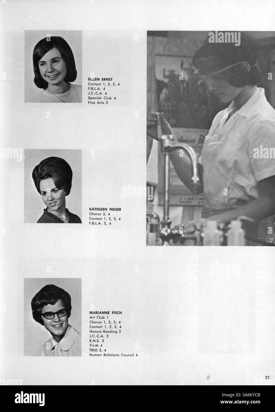 The 1966 Regina Yearbook documents Regina High School's 1965-1966 ...