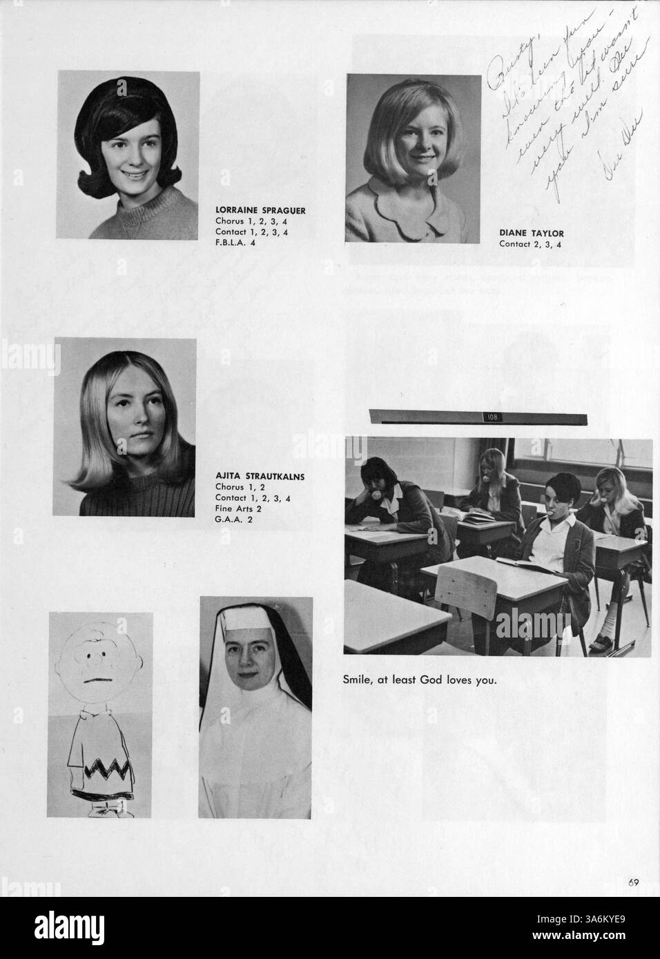 This yearbook from 1966 showcases the students, teachers, athletics ...