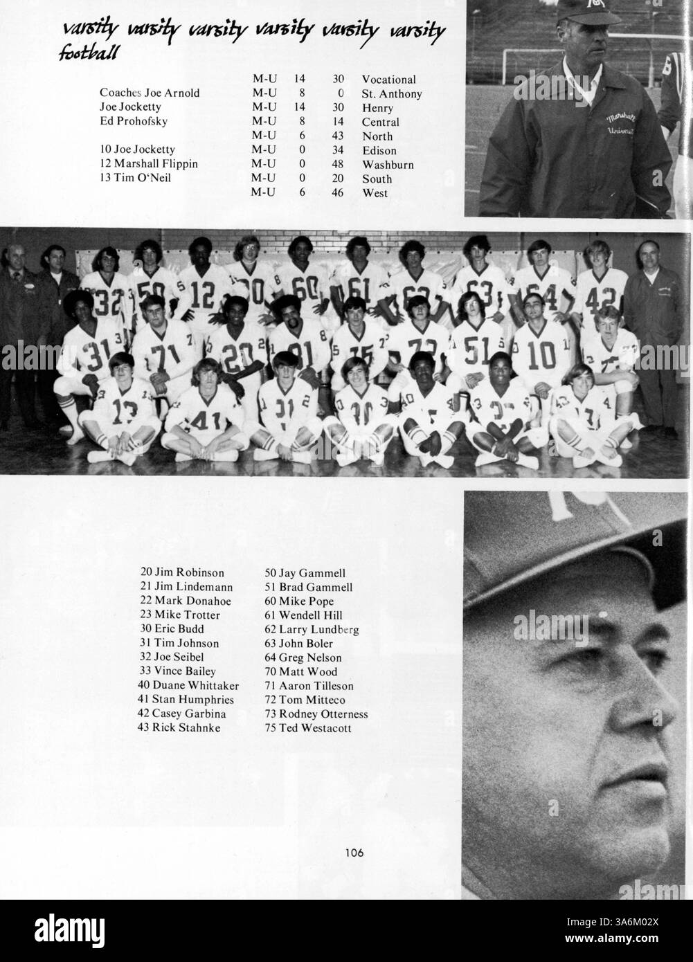 The 1972 Marshall University Yearbook features student life, athletics ...