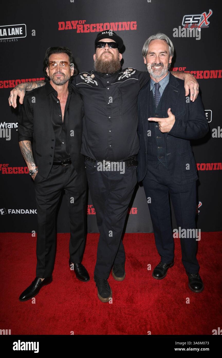Shaun Silva, Keith Leman und Mike Wolfe bei der Premiere des Kinofilms ...