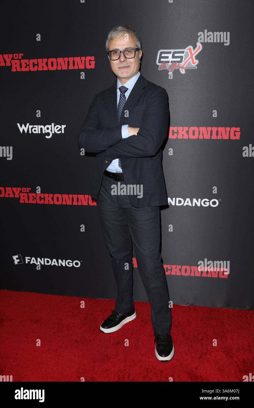 Piero Stillitano bei der Premiere des Kinofilms Day of Reckoning im ...