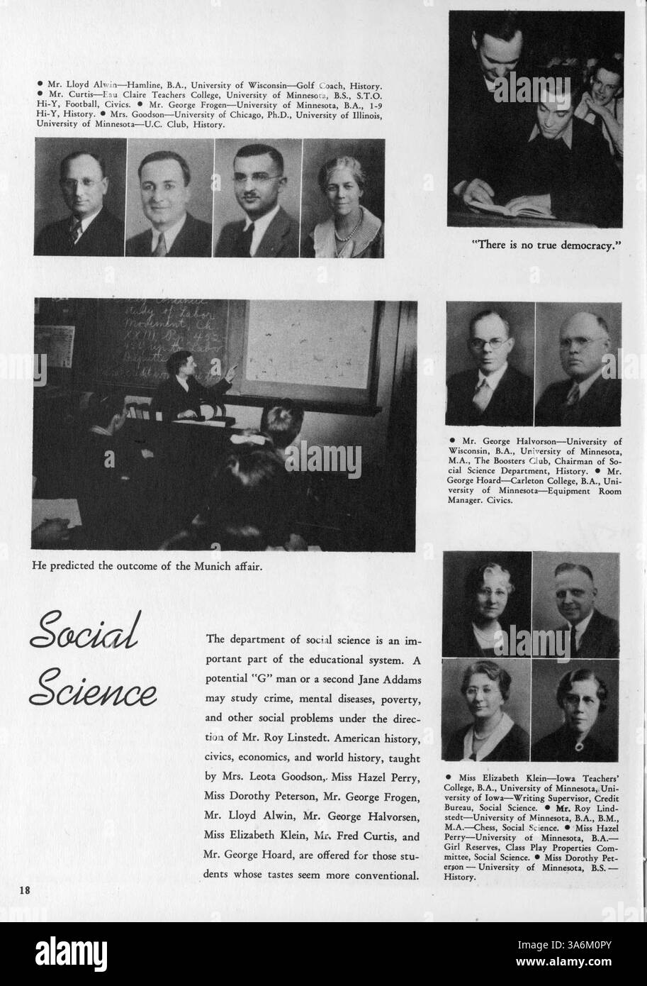 The 1939 Wahian yearbook from Washburn High School highlights the 1938 ...