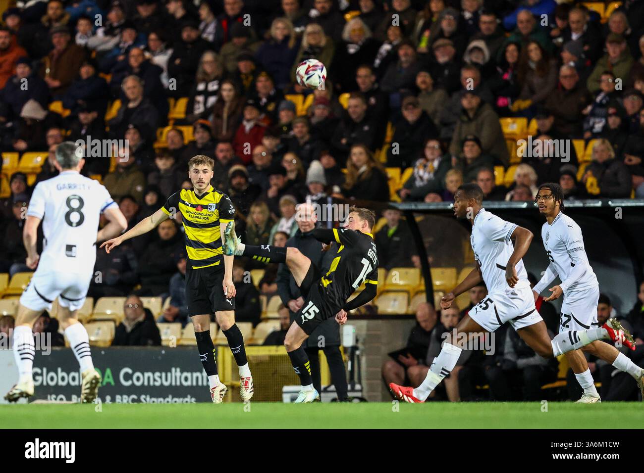 Vale Park, Burslem on Tuesday 25th March 2025.#4, Dean Campbell & #15 ...