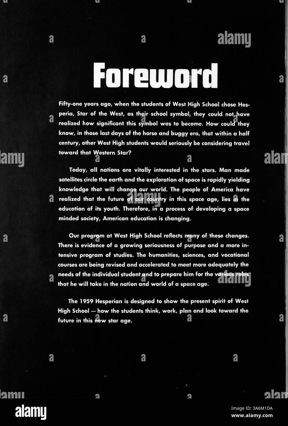 The 1959 West High Yearbook, Hesperian, captures important moments from ...