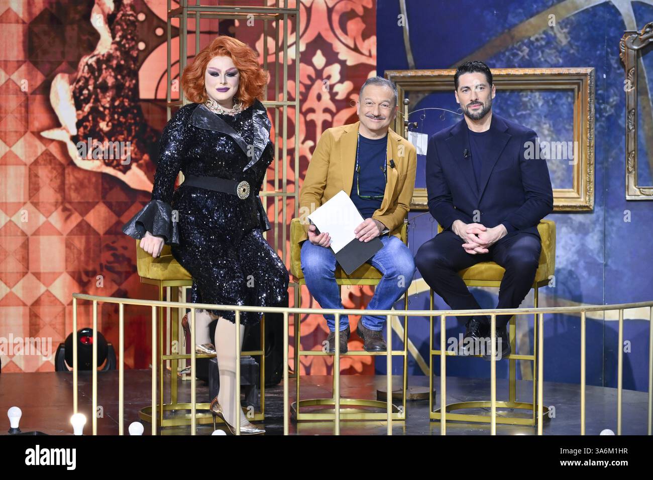 Rome, Italy. 25th Mar, 2025. Rome: Rai Studios ex Dear. Transmission ...