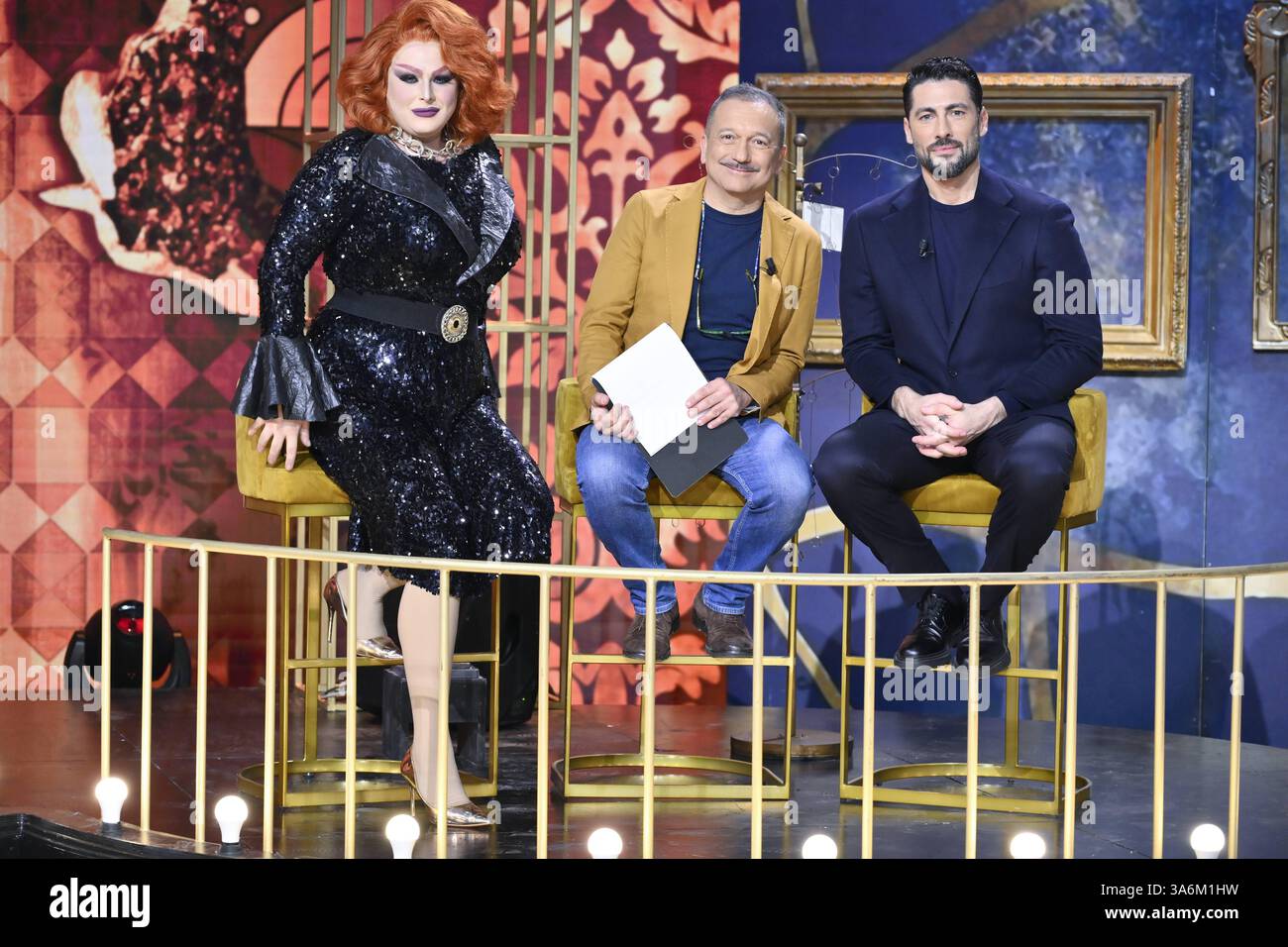 Rome, Italy. 25th Mar, 2025. Rome: Rai Studios ex Dear. Transmission ...