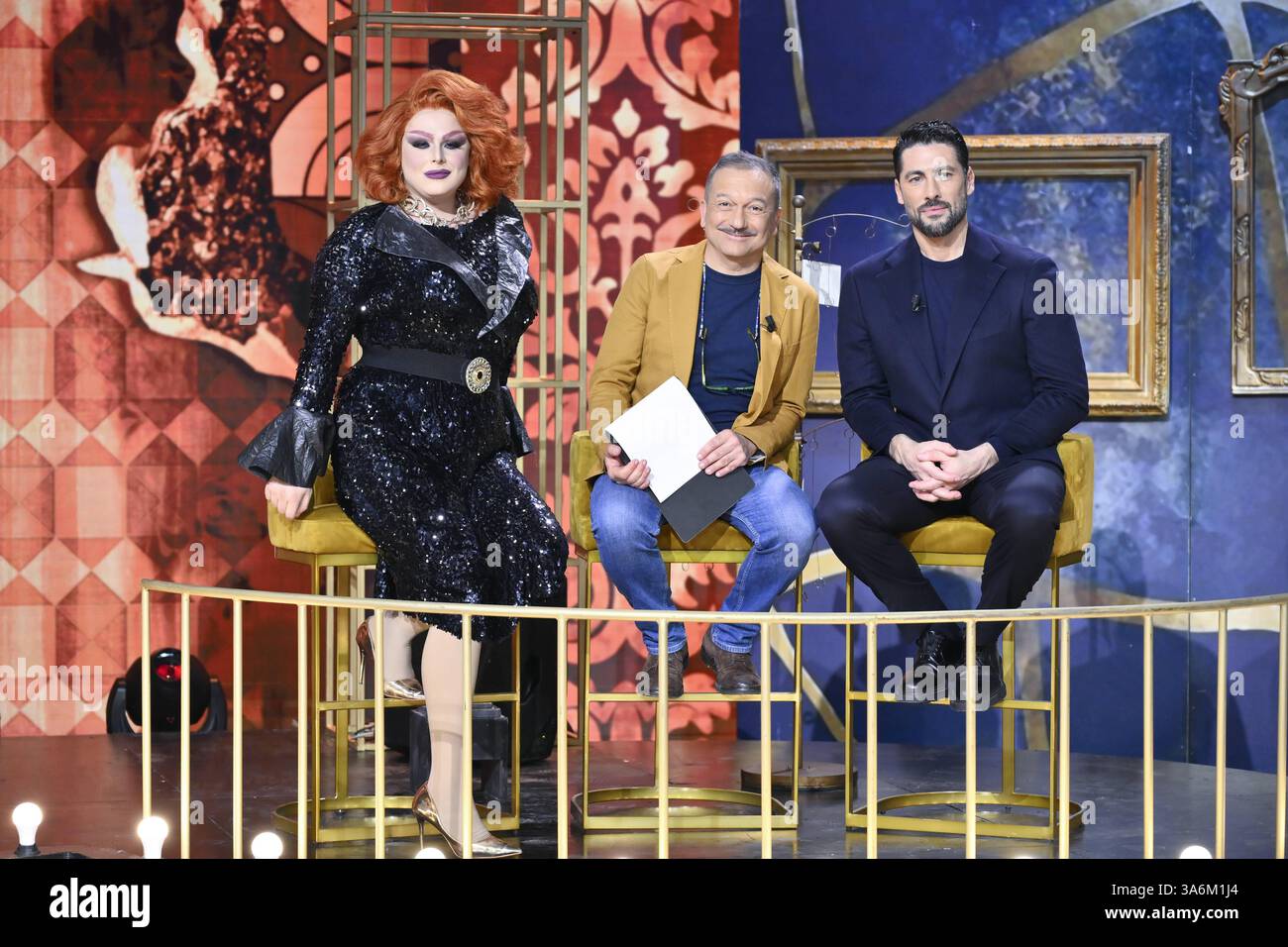 Rome, Italy. 25th Mar, 2025. Rome: Rai Studios ex Dear. Transmission ...