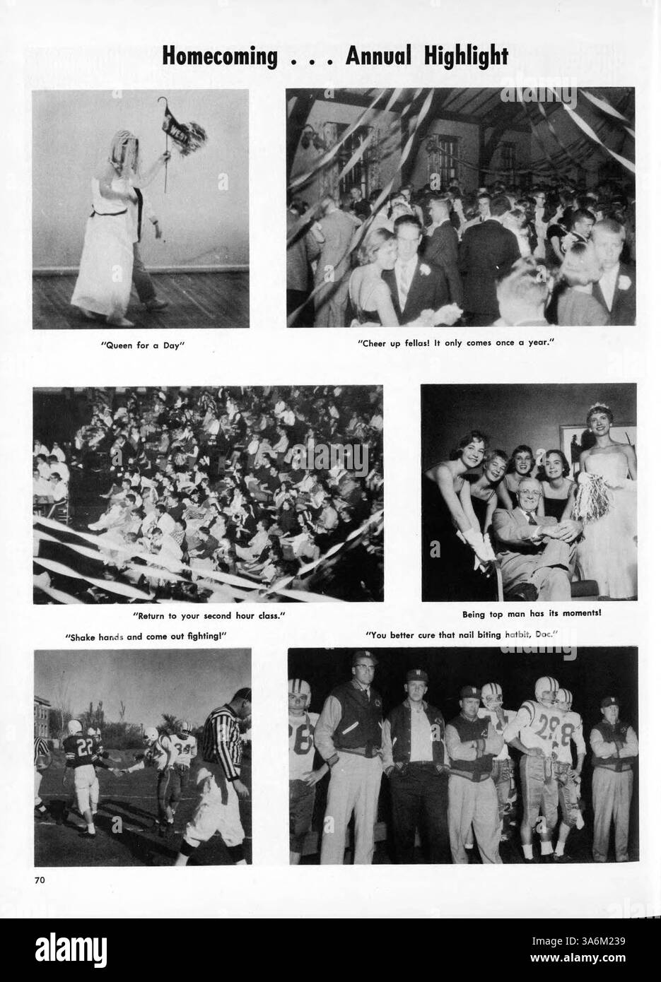 The 1959 hesperian yearbook documents student life hi-res stock ...