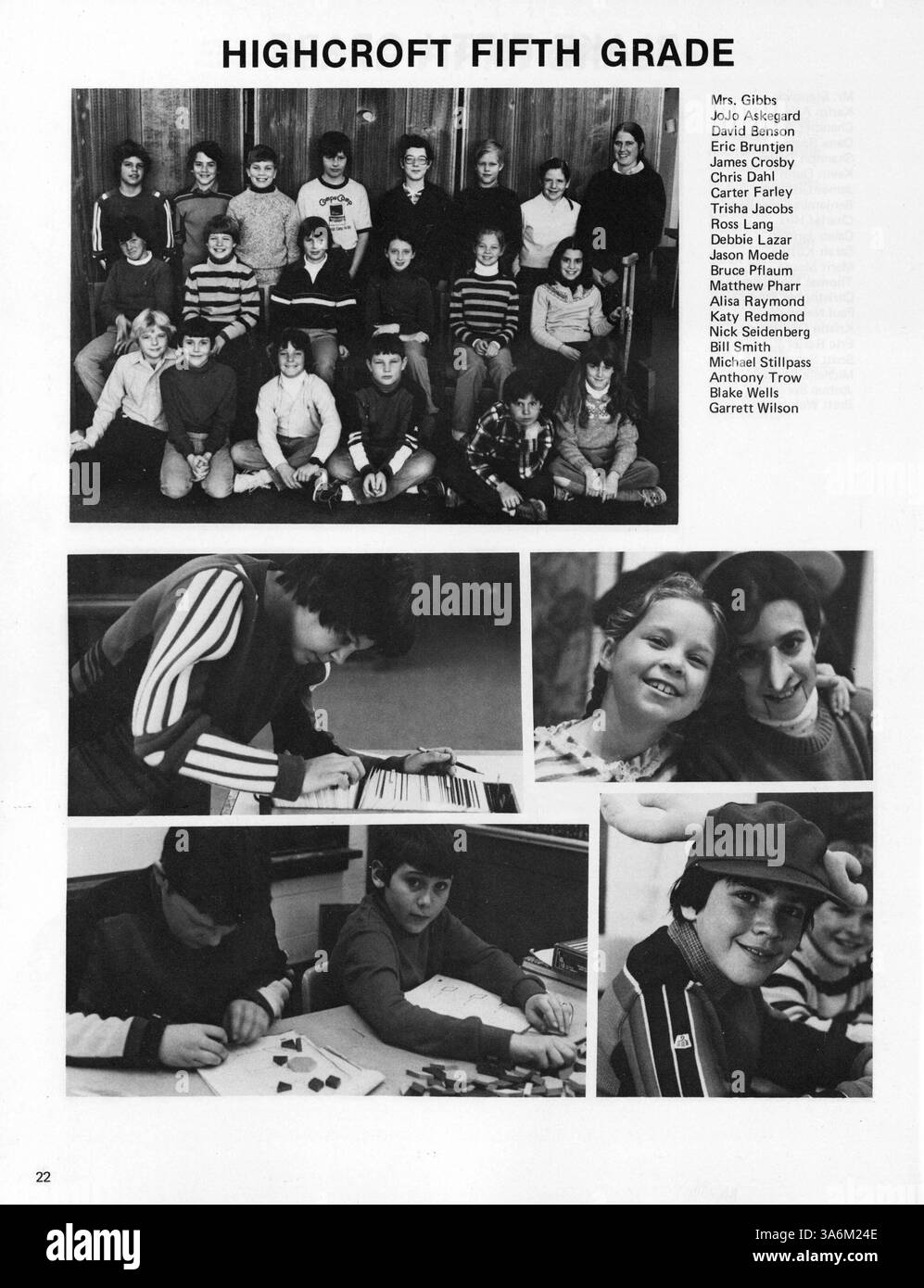 The 1982 Blake Lower School Memory Book provides a look into the 1981 ...
