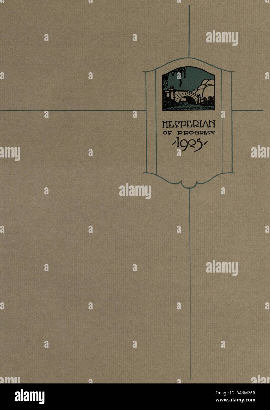 This 1925 edition of the Hesperian yearbook from West High School presents highlights from the ...