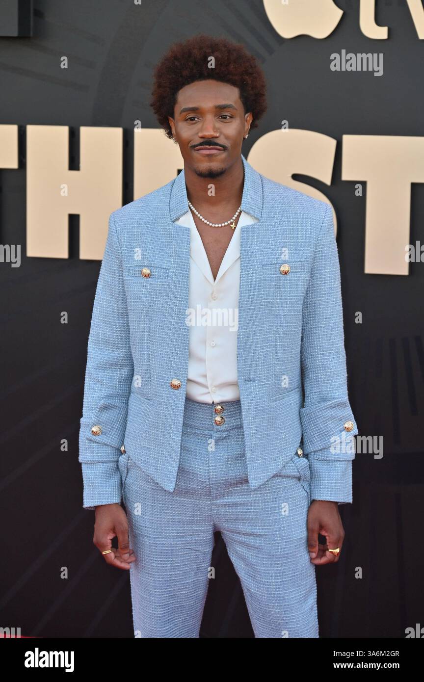 Hollywood, CA USA - March 24, 2025: Dewayne Perkins attends the Apple ...