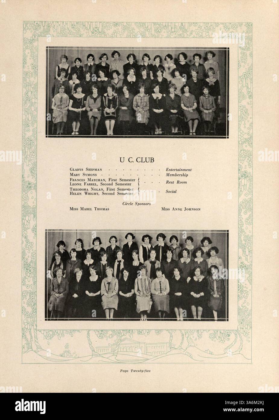 The 1925 Hesperian yearbook from West High School documents the ...