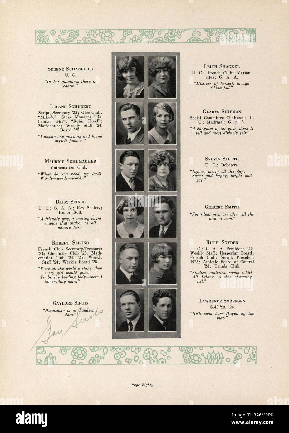 The 'Hesperian' yearbook of 1925 from West High School captures the highlights of the 1924-1925 ...