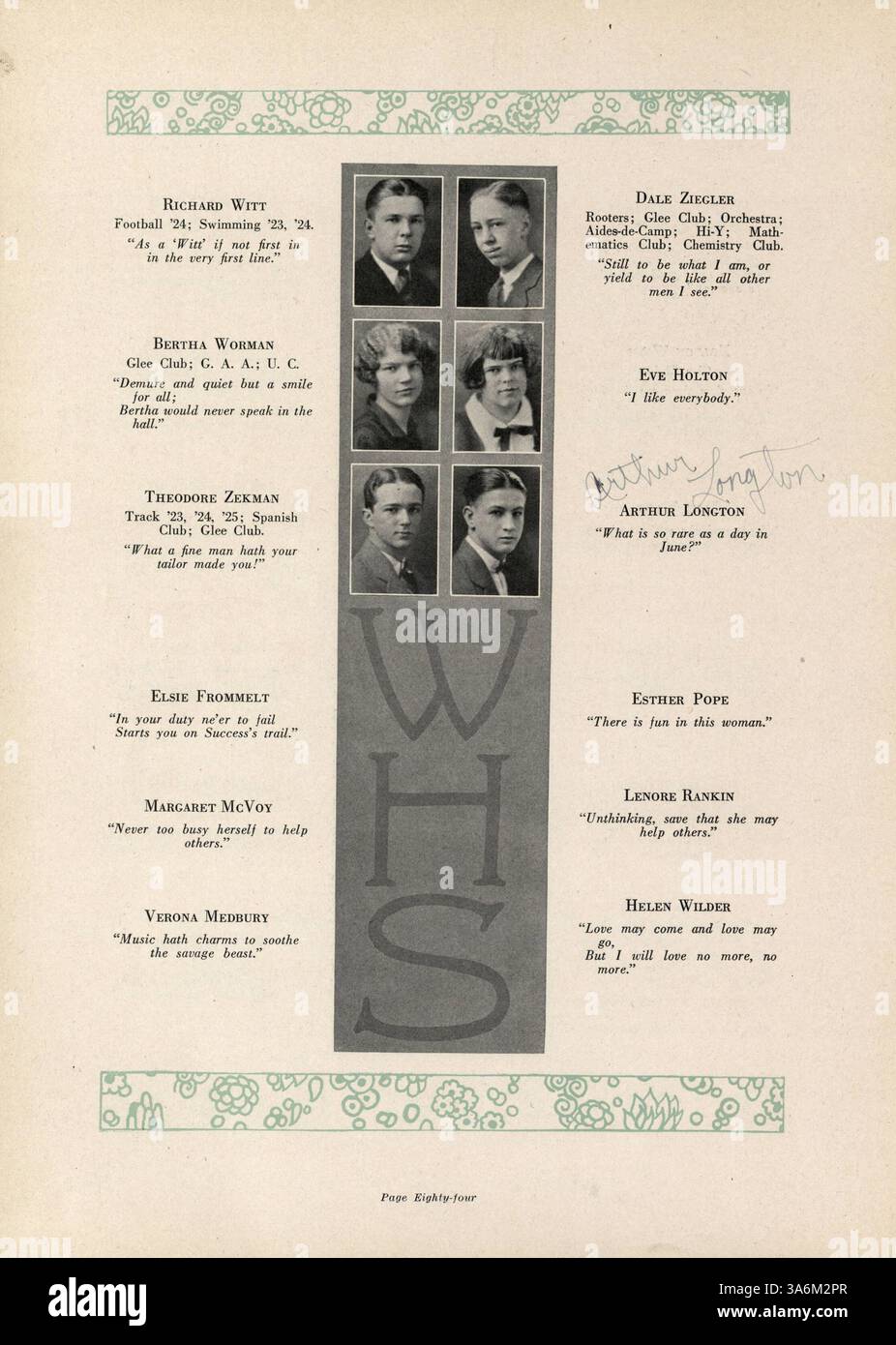 The 1925 'Hesperian' yearbook from West High School showcases the academic and extracurricular ...
