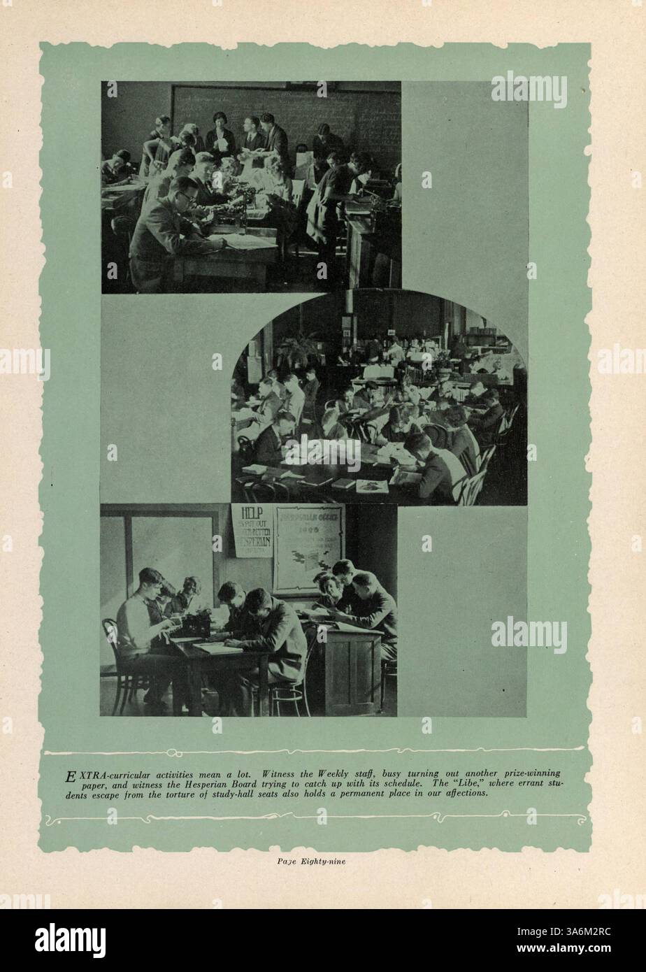 This 1925 'Hesperian' yearbook captures the highlights of West High ...