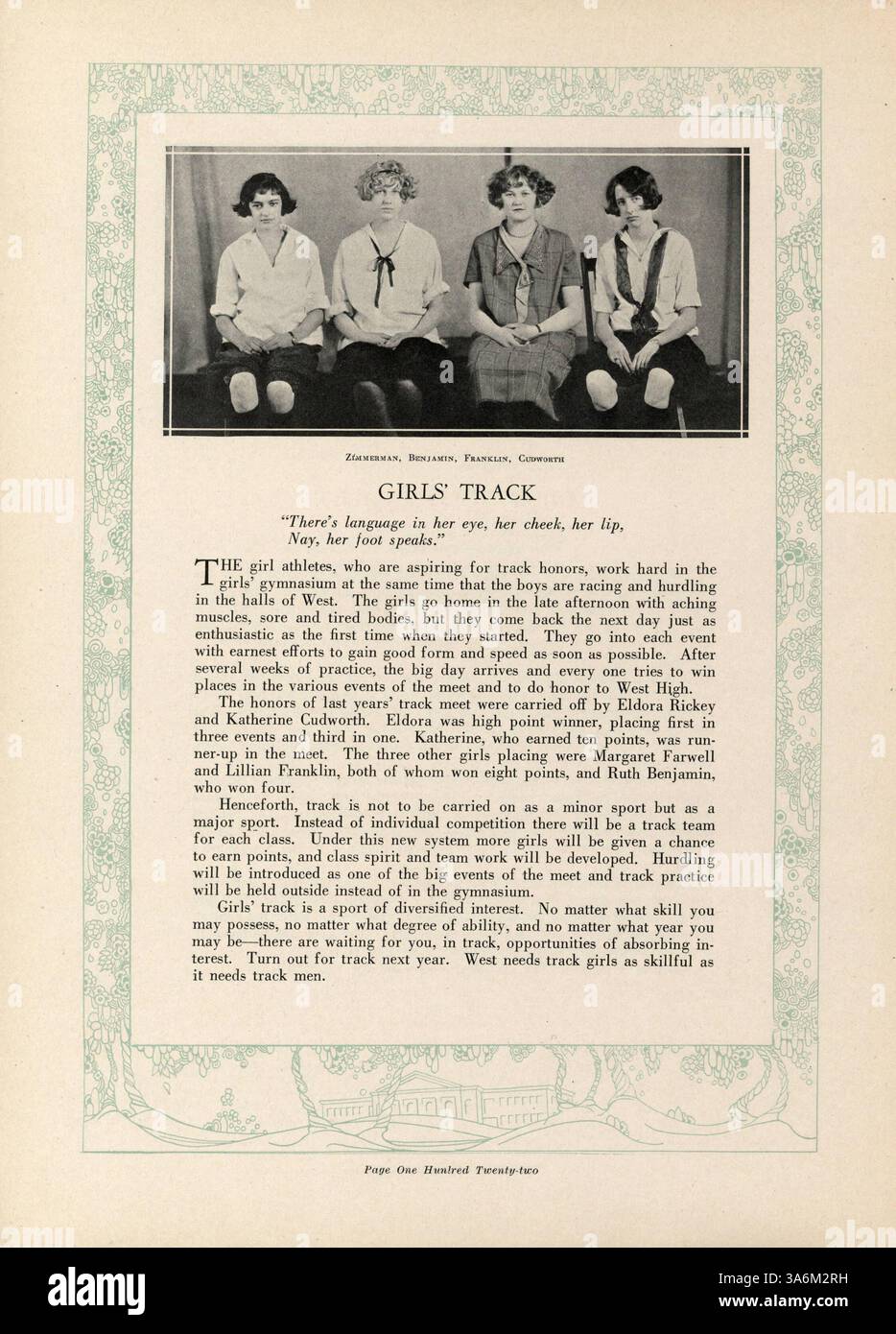 The 1925 'Hesperian' yearbook from West High School includes detailed coverage of school life in ...