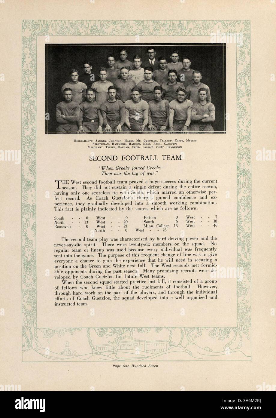 The 'Hesperian' yearbook of 1925 documents West High School's 1924-1925 school year, with ...