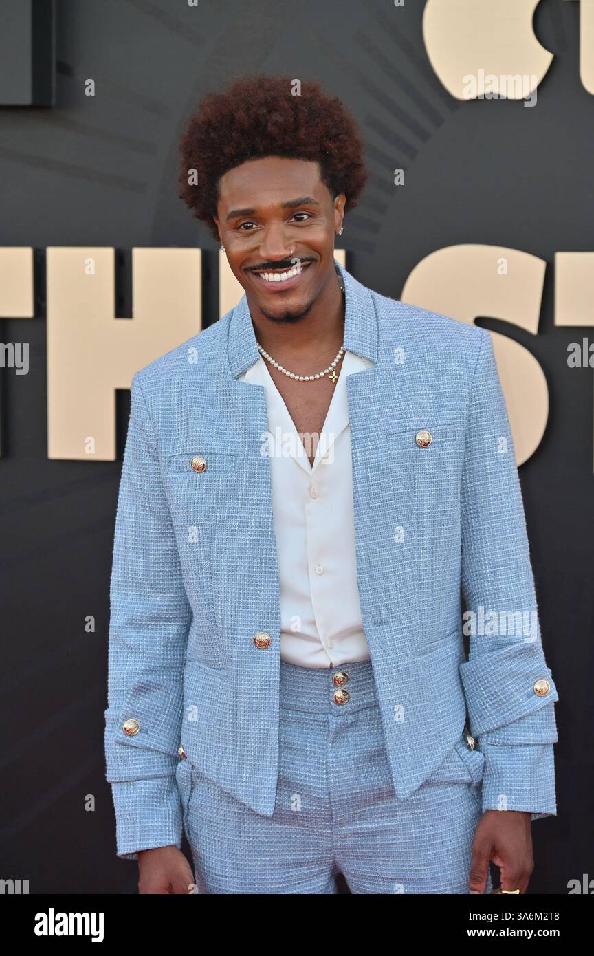 Hollywood, CA USA - March 24, 2025: Dewayne Perkins attends the Apple ...