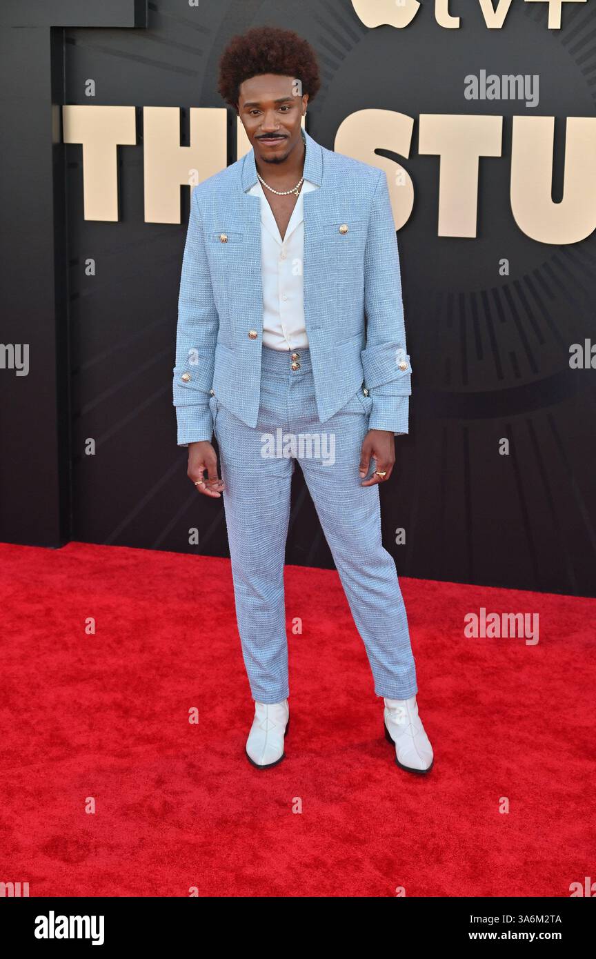 Hollywood, CA USA - March 24, 2025: Dewayne Perkins attends the Apple ...