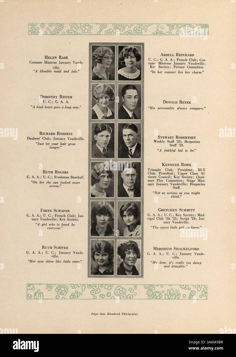 The 1925 'Hesperian' yearbook features the activities, events, and ...