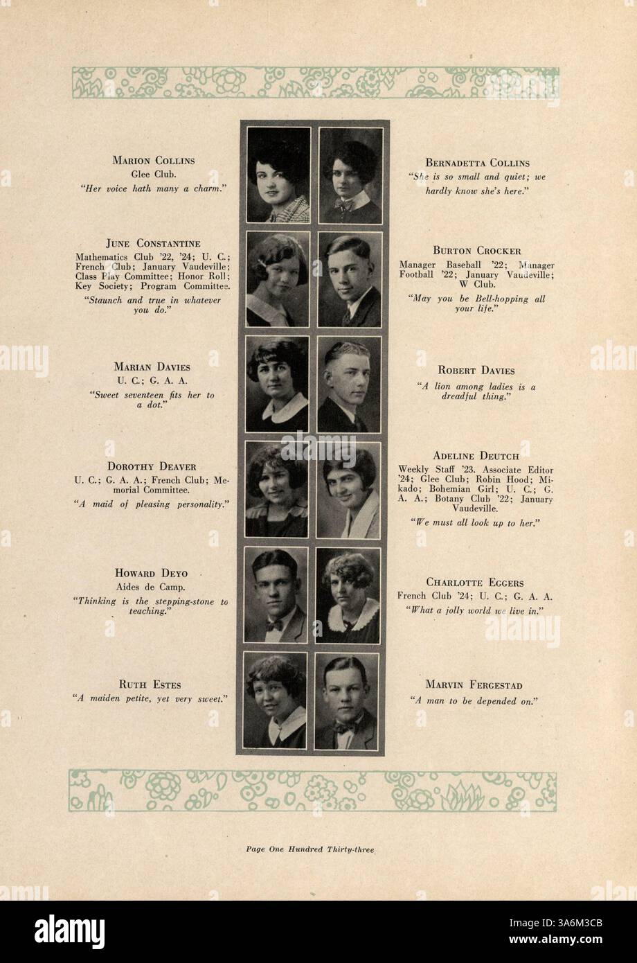 The 1925 'Hesperian' yearbook features photographs and accounts of the ...