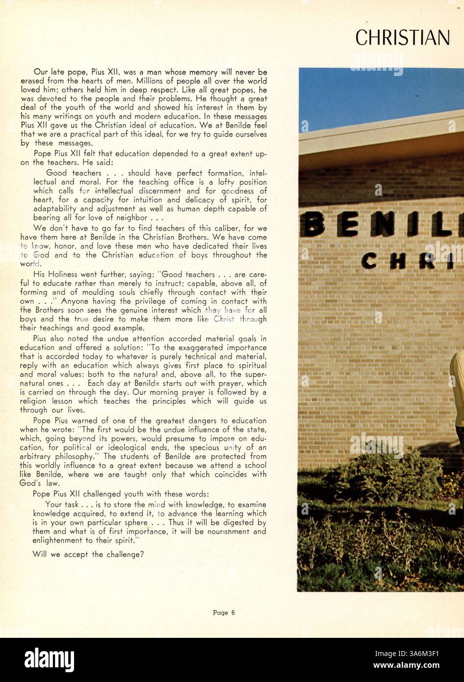 This 1959 Benilde High Yearbook is an important historical document ...